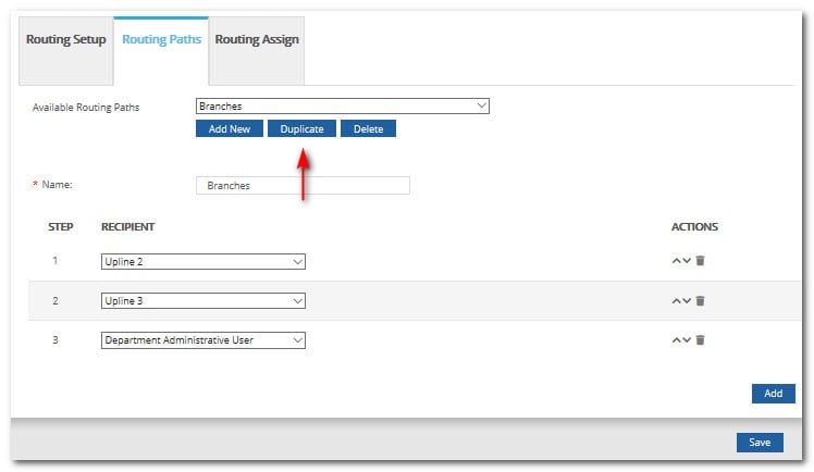 Setting Up And Assigning Routing Paths Performance Pro